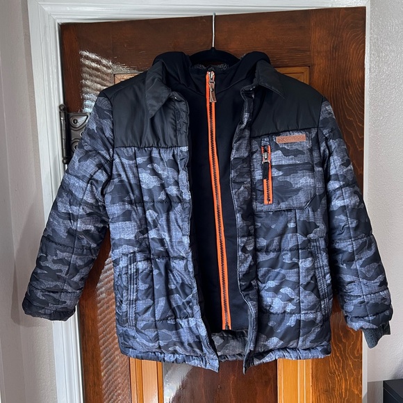 ZeroXposur | Jackets & Coats | Kids Camouflage Jacket With Orange ...